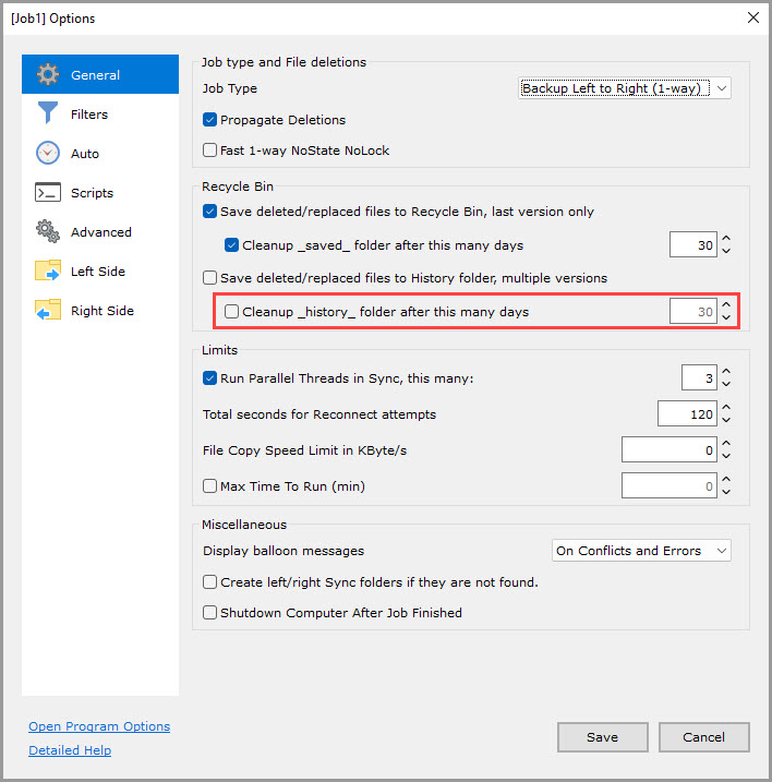 General – GoodSync