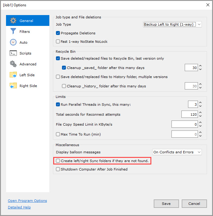 General – GoodSync