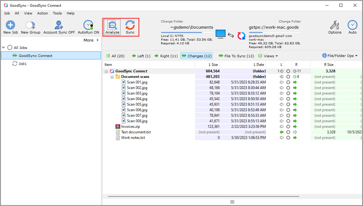 GoodSync Connect (GSTP) Backup/Sync – GoodSync