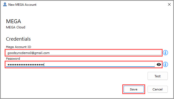 MEGA Backup/Sync – GoodSync