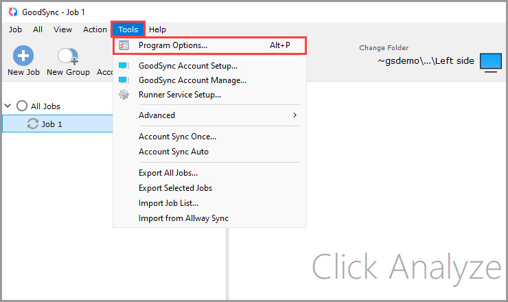 How Can I Configure My Proxy Settings Goodsync
