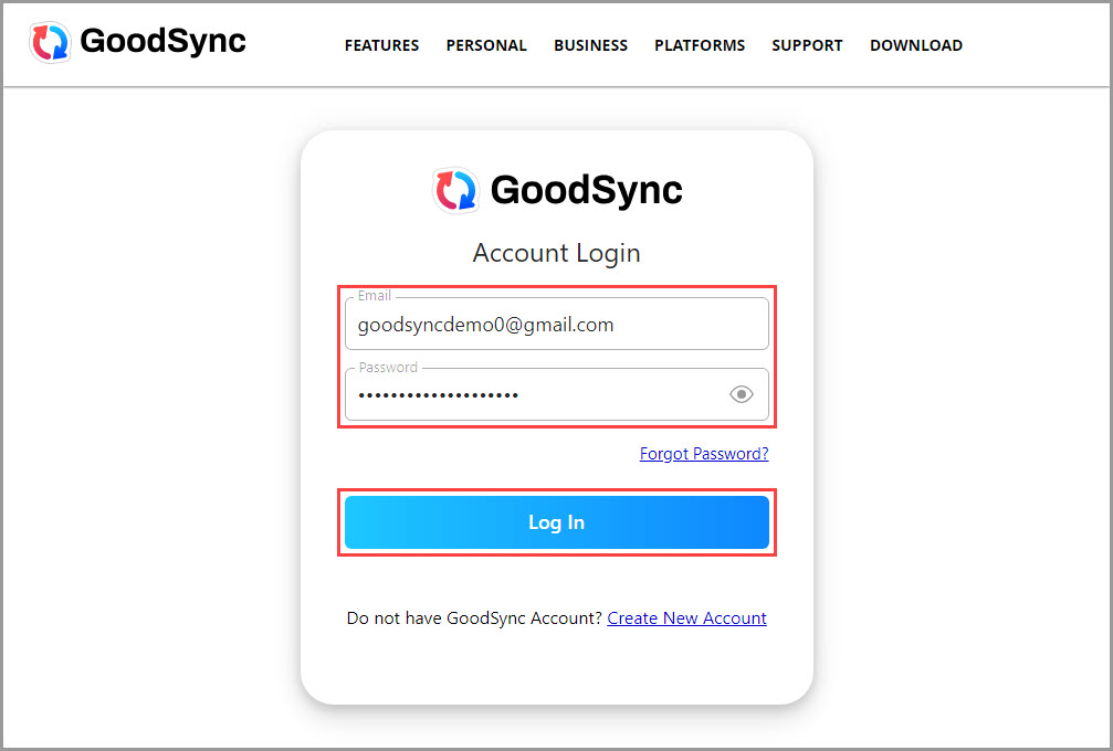 How to transfer a license to another GoodSync account – GoodSync