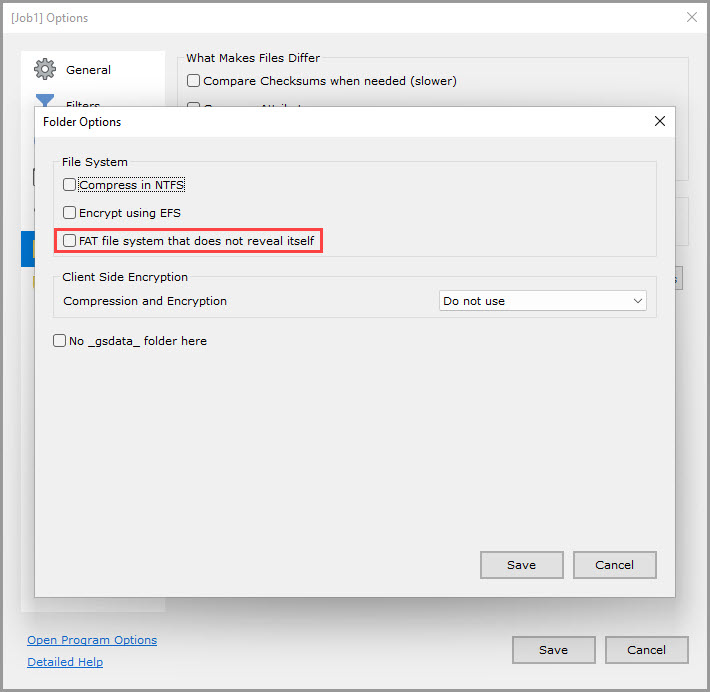 Left Side/Right Side – GoodSync