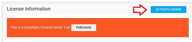 Purchase and activate – GoodSync