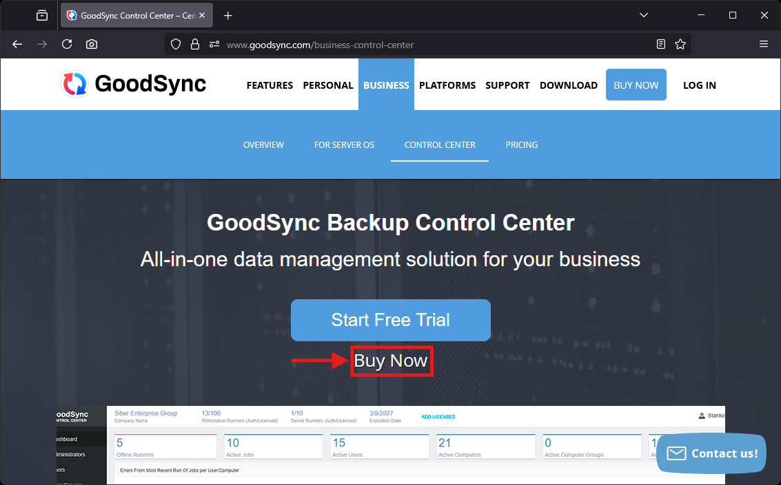Purchase and activate – GoodSync